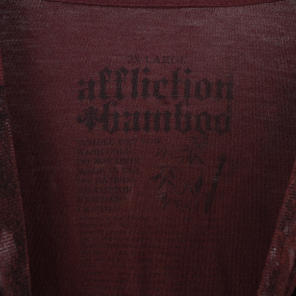 Affliction | Shirts | Rare Affliction Mens Tshirt Size 3xl Angel Red ...